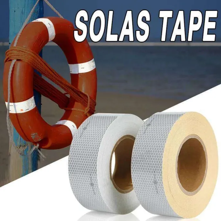 5cmx1/3/5M High Intensity Reflective SOLAS For Marine Emergency Sewn ...