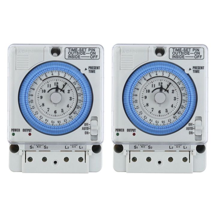 2X New TB-388 Rectangle 15 Minutes / 96 Times Switch Timer Without ...