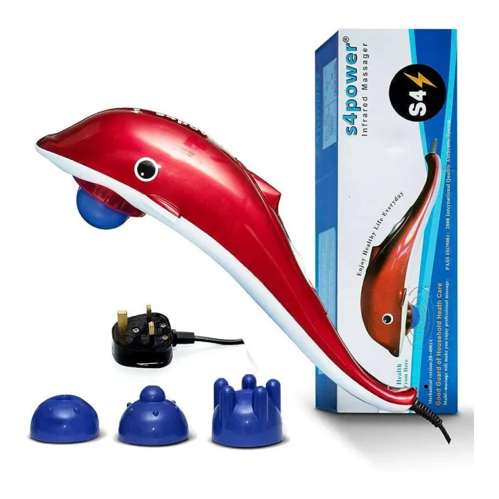 Dolphin Handheld Electric Massager – Big Size Plug-In Body Massager ...