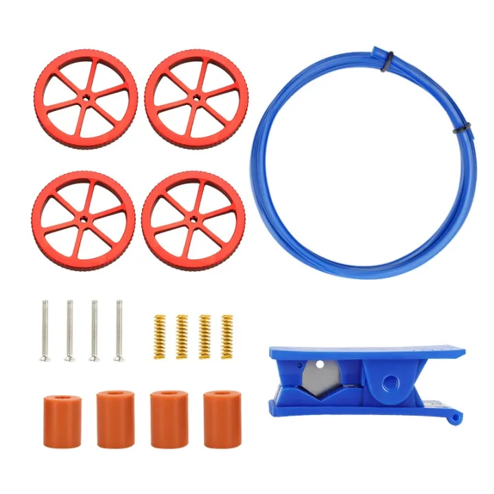 3D Printer Accessories Red Leveling Nut 3 High and 1 Low Leveling ...