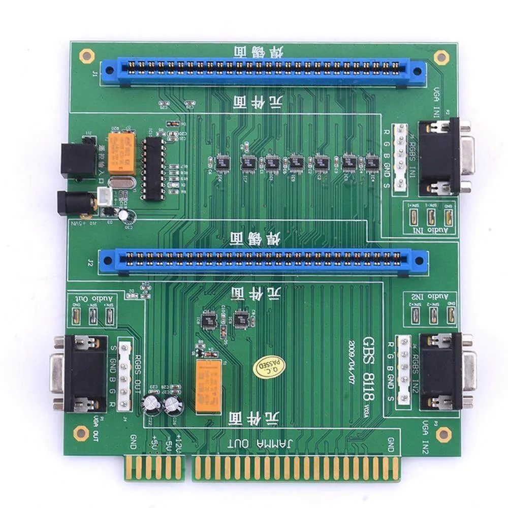 Jamma 2 in 1 Switcher/Divisor GBS-8118 Arcade Game Switch Remote ...