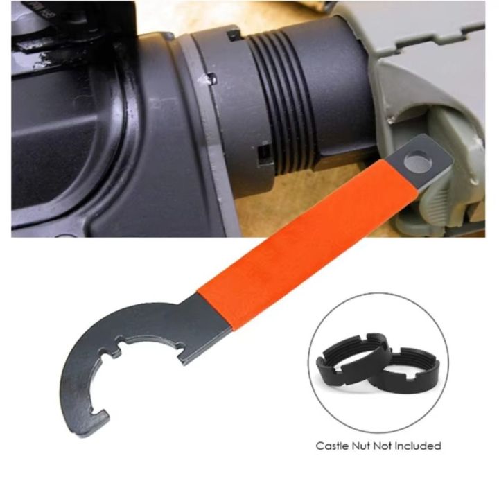 Portable Multi-Functional Castle Nut Wrench High Carbon Steel Ergonomic ...