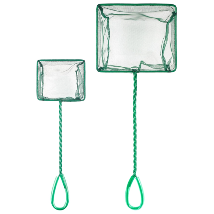 4/6 Inch Aquarium Fish Net Set Fish Catch Nets with Plastic Handle ...