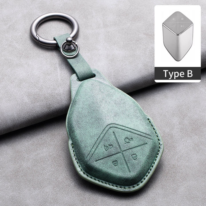 Original Leather Car Remote Key Case Cover for Changan Deepal S7 SL03 ...