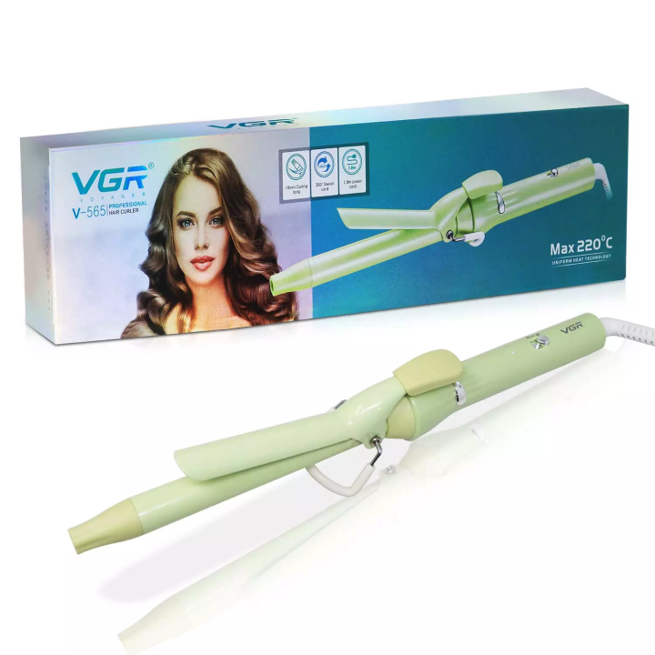 VGR V-565 Professional Hair Curler | 19mm Ceramic Curling Wand, 220°C ...