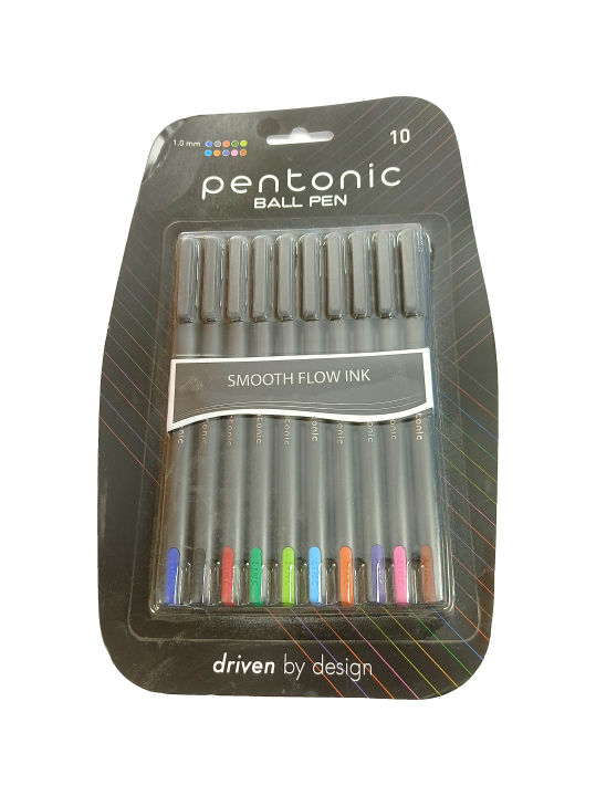 Linc Pentonic Ball Pen 10 Colours (Pack Of 10 Pcs) | Daraz.com.np