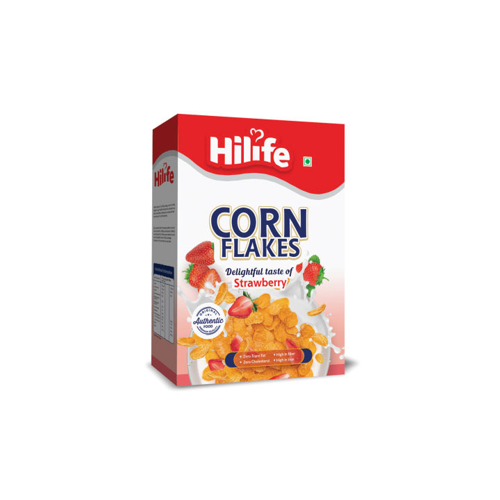 Hilife Strawberry Cornflakes 300GM | 12-in-1 Power Breakfast | Nepal’s ...