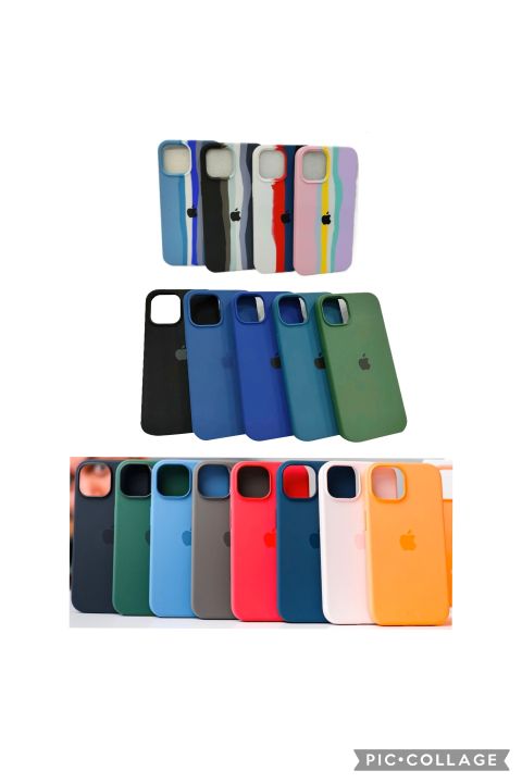 Apple iPhone 15 Liquid Silicone Soft Cover Case | Microfiber Inside ...