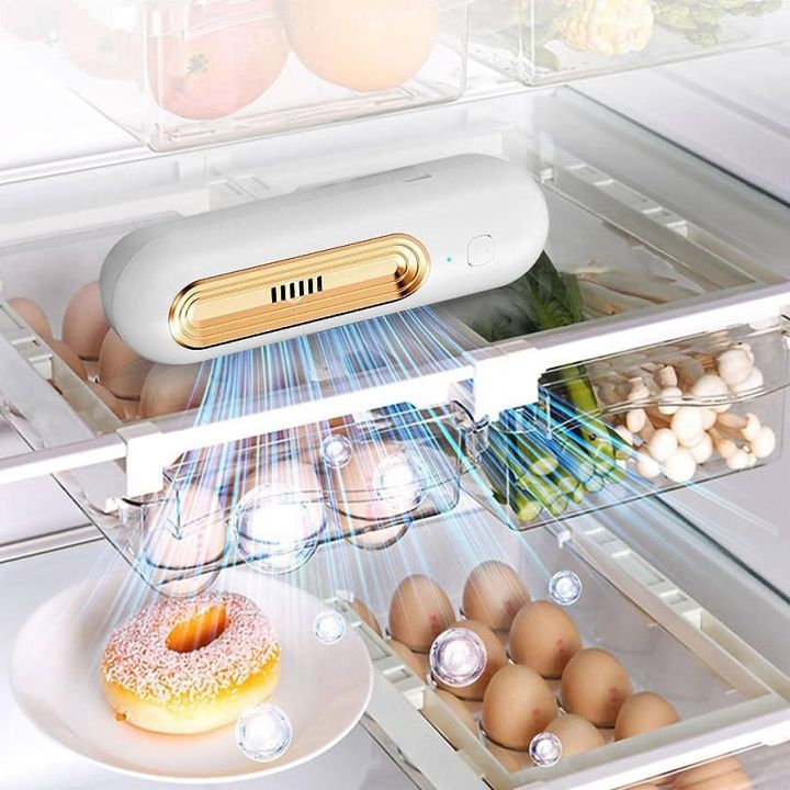 Portable Air Freshener Refrigerator Deodorizer Rechargeable Air ...