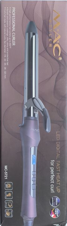 MAC STYLER LED DIGITAL FAST HEAT UP for perfect curl | Daraz.com.np