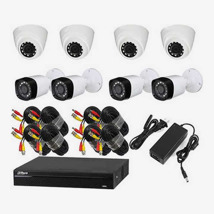 DVR KIT 5MP 8CH Set, 8 Camera + DVR Box CCTV Combo, 5Mpx Full HD 1080P ...