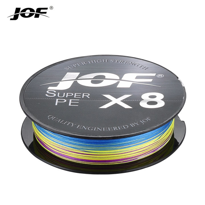 JOF 8 Strands Braided Fishing Line Multifilament Pe Line 150M 300M 500M Carp Fishing Strong ...