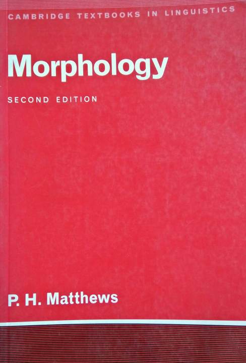 Morphology ( Cambridge Textbook) Second edition | Daraz.com.np