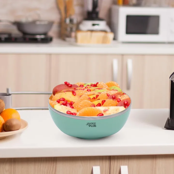 Jaypee Plus Stainless Steel Mixing & Serving Bowl Rustproof,Microwave ...
