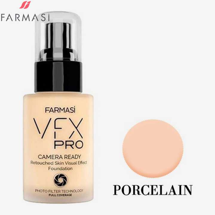 Farmasi VFX Pro Camera Ready Foundation - 02 Porcelain, 30ml | Daraz.com.np