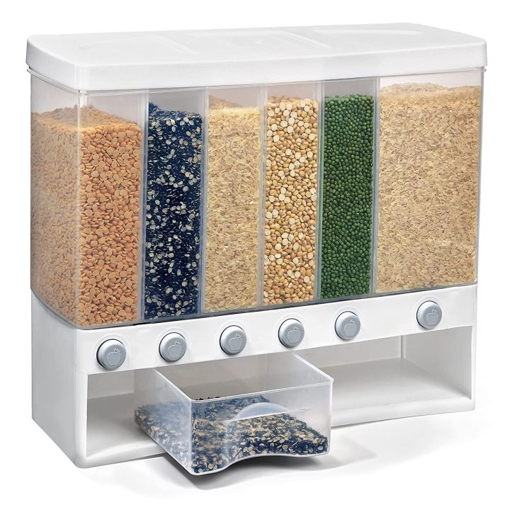 Multiple Dispenser for Cereals, Grain and Pulses । Wall Mounted Food ...
