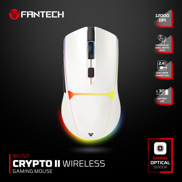 Fantech WG7V2 Crypto II Wireless Gaming Mouse with Optical Sensor ...