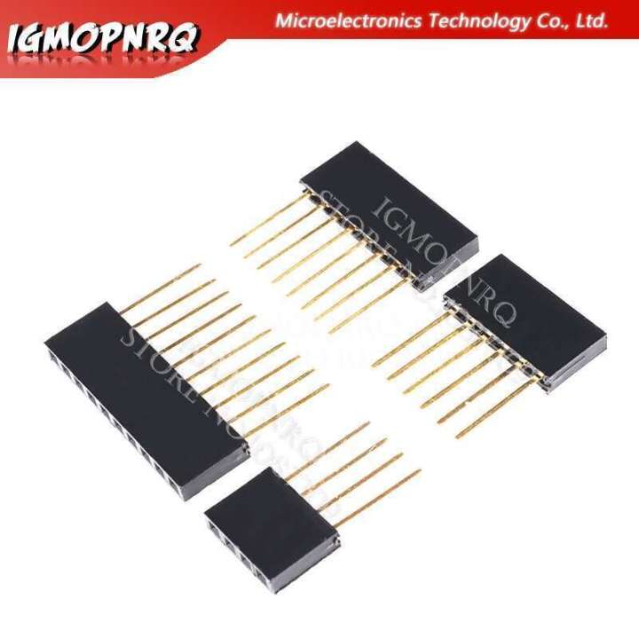 10PCS 2.54mm Single Row Female Long Pin 11mm Detachable PCB Board ...