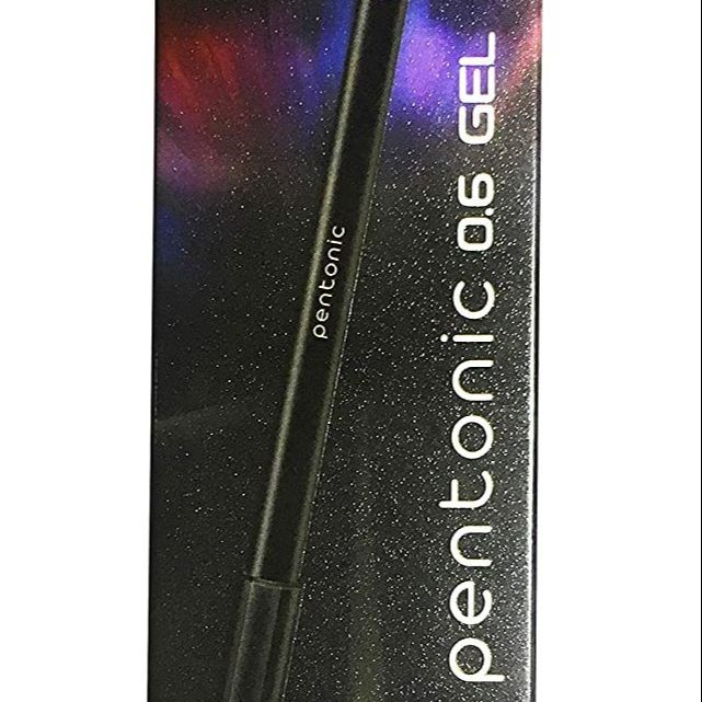 Pentonic Gel Pen 0.6 mm, Blue or Black (12 Pcs Pack) | Daraz.com.np