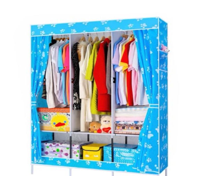 Printed Fold-able Cloth Closet/Wardrobe | Daraz.com.np