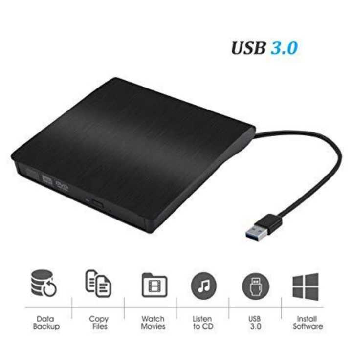 External Dvd Drive Usb 3.0 Slim Cd Drive | Daraz.com.np