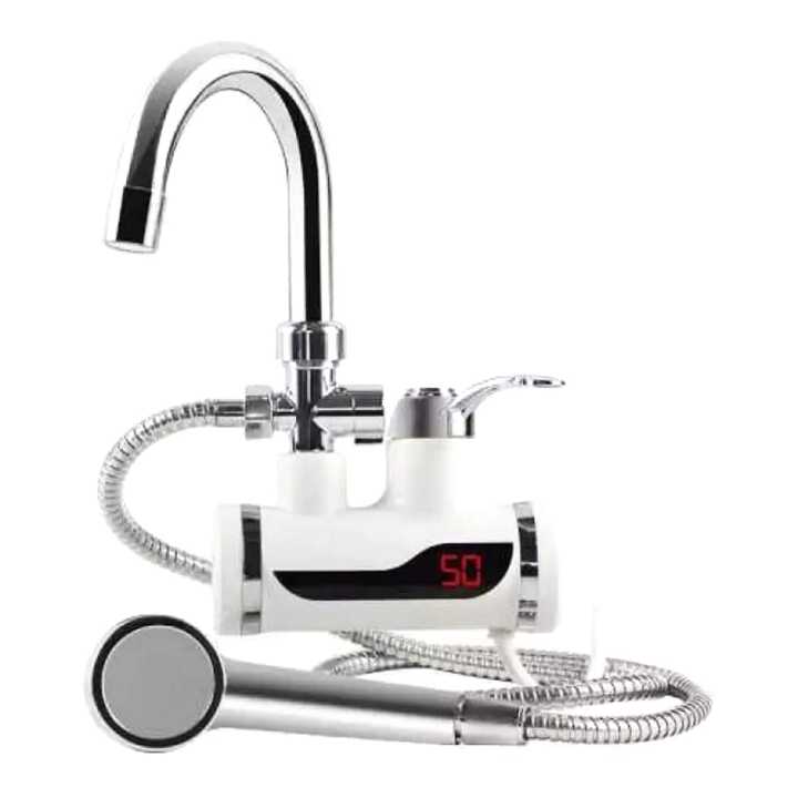 Electromax Instant Heating Electric Water Heater Tap With Shower Abs ...