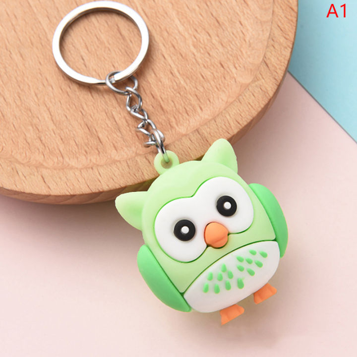 New Owl Keychain Creative Owl Cute Animal Key Pendant Pendant Student ...