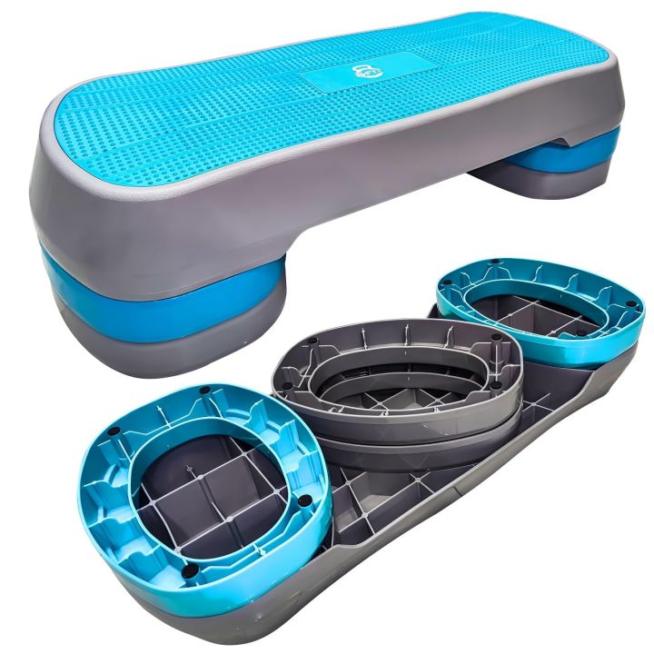 Adjustable Aerobic Stepper Big Size ( Blue/ Grey ) Premium Aerobic ...