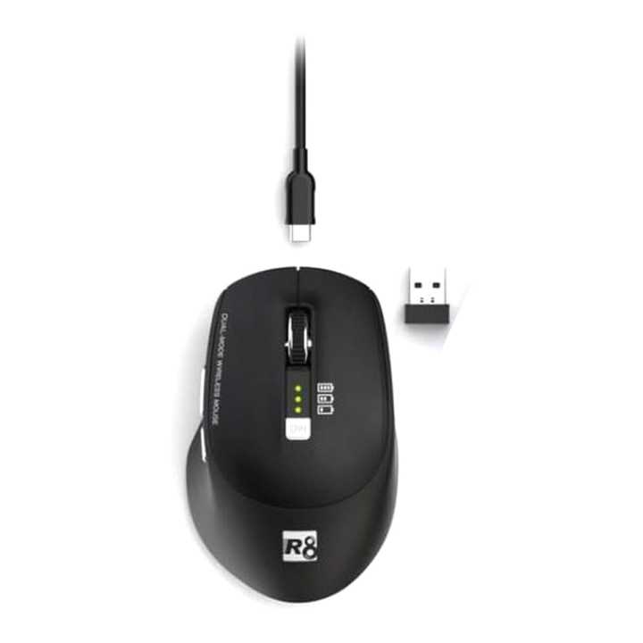 R8 1762 Dual Mode Wireless & Bluetooth Rechargeable Mouse | 100% ...