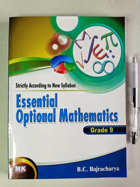 Essential Optional Mathematics - Class 9 - BC Bajracharya | Daraz.com.np