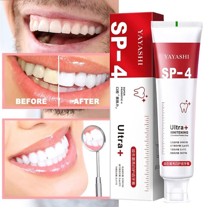 SP 4 Ultra Whitening Toothpaste, Teeth Cleaner, Advanced Whitening ...