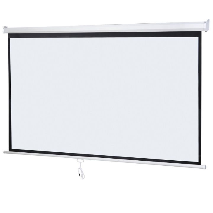 Goldkist Manual Wall Mount Screen 50"x67":84" Diagonal 4:3 (4.1 Feet ...