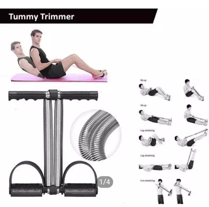 Tummy Trimmer Stomach And Weight Loss Equipment -Double Spring | Daraz ...