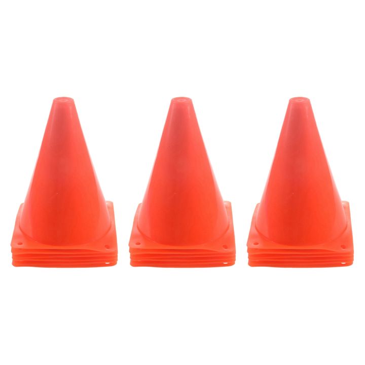 7-Inch Plastic Traffic Cones (18-Pack) Multi-Purpose Cone Physical ...