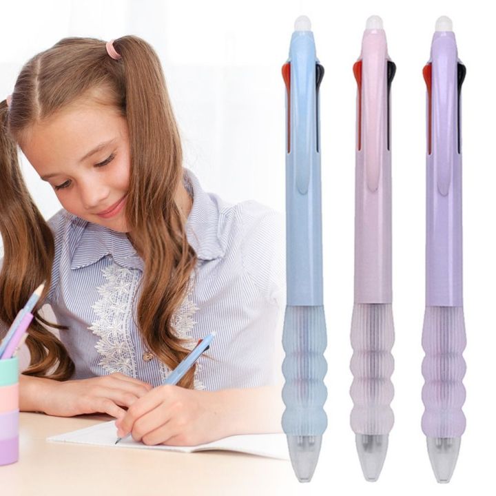 Creative 3-in-1 Erasable Pen Black/Blue/Red Ink Writing Tool Gel Pen 0 ...
