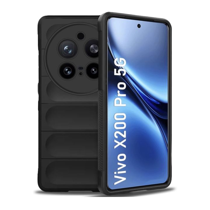 VIVO X200 Pro (5G) -Back Cover | Liquid Silicon Magic Case with Camera ...