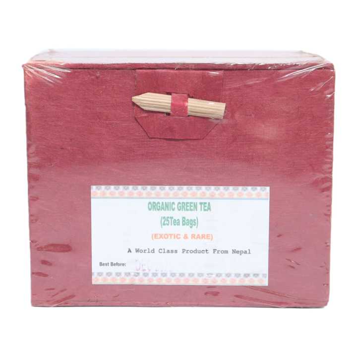 Organic Green 25 Tea Bags Maroon Box | Daraz.com.np