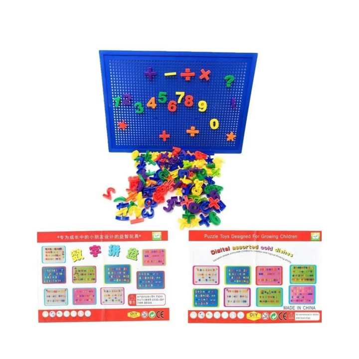 Letters & Numbers with Pin for mounting on Plastic Mosaic Board ...