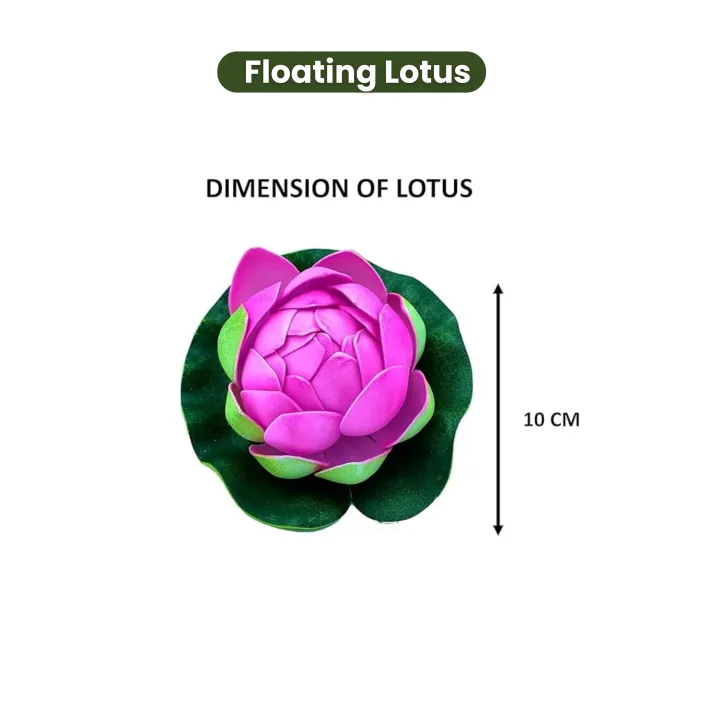 Floating Lotus Decoration packet of 12 | Daraz.com.np