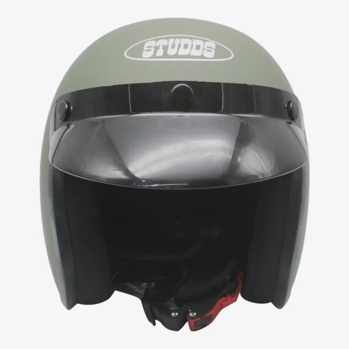 Studds Jet Star Plain Army Half Face Helmet | Daraz.com.np