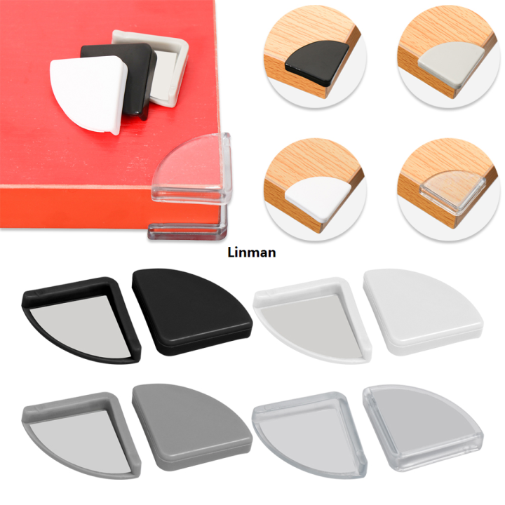 Linman 【Must-have】4Pcs/Pack Baby Soft Silicone Safety Corner Protector ...