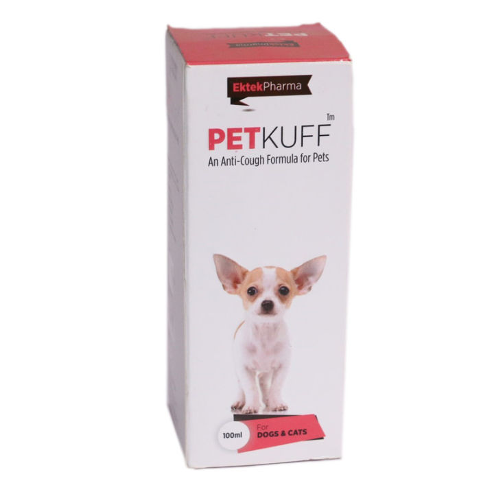 EktekPharma Pet Kuff Anti Cough Formula For Dogs And Cats-100 ml ...