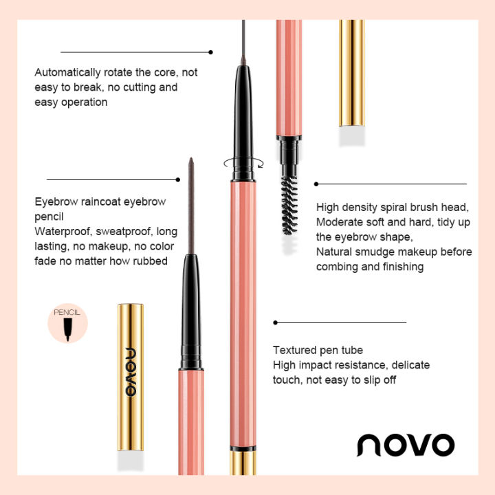 HOT Colors Ultra Fine Eyebrow Pencil Precise Brow Definer Long Lasting ...