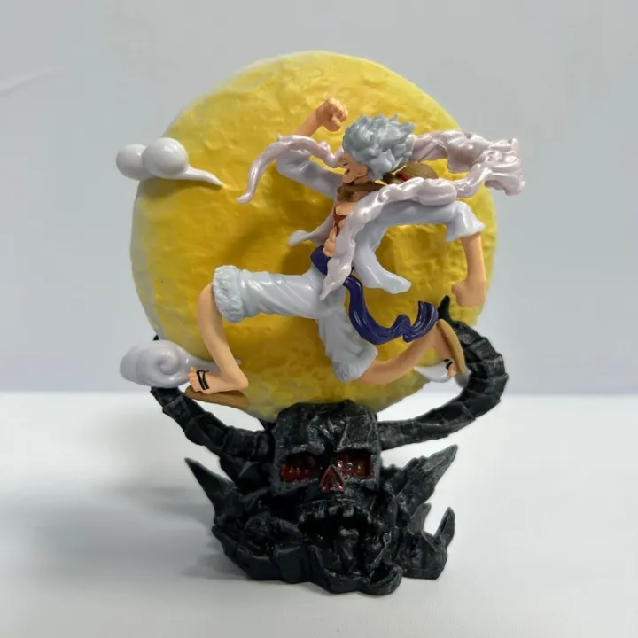 QiyuanFifty percent discount 15CM One Piece Moon Nika Monkey D.Luffy ...