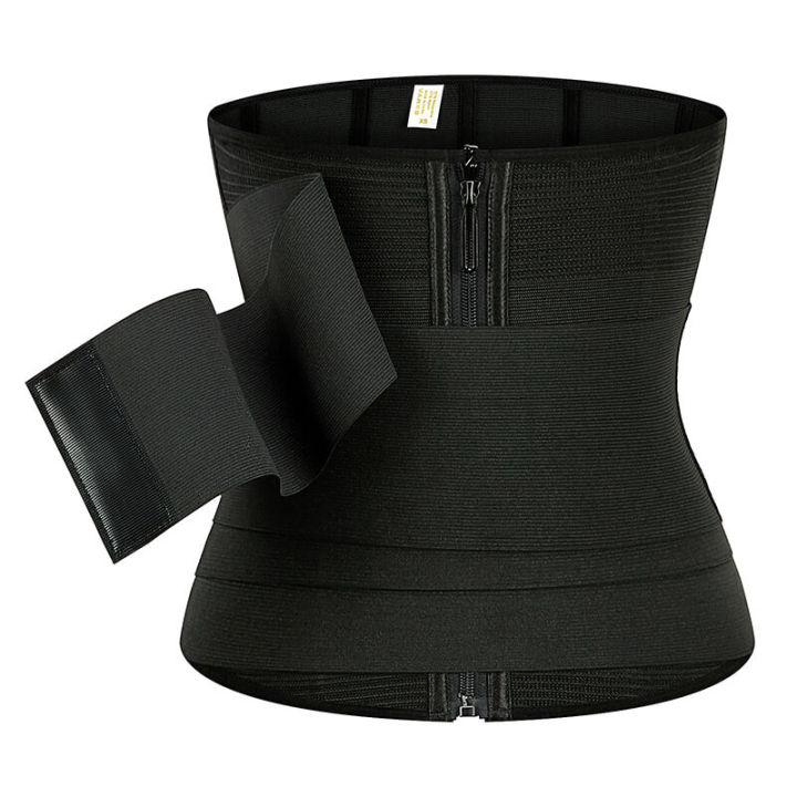 9 Steel Bones Waist Trainer Corset Shaper Adjustable Belly Tummy ...
