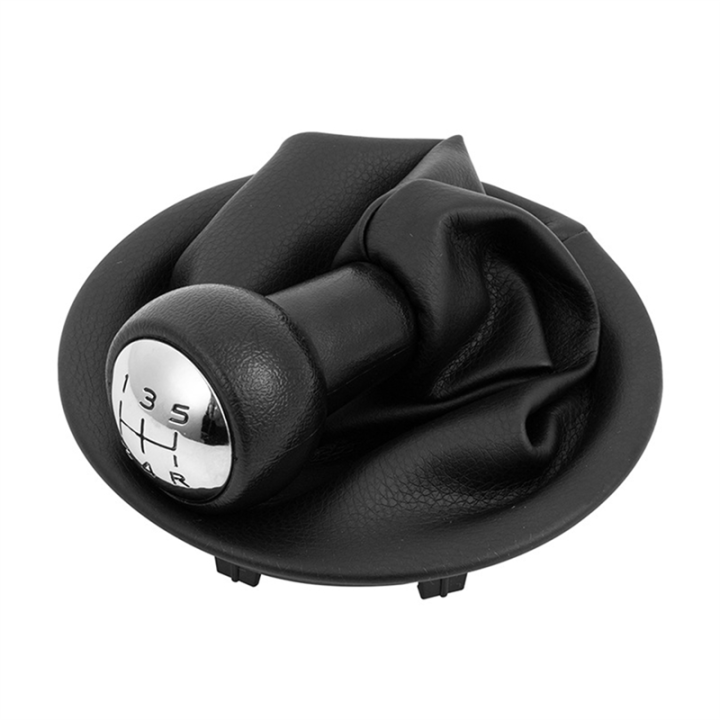 Spreeshop Car 5 Speed Gear Shift Knob Lever Stick Gaiter Boot Cover for ...