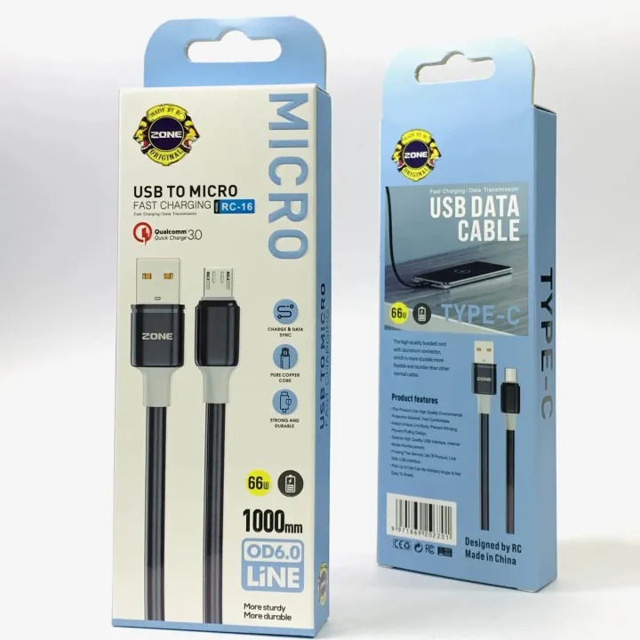 66Watt Fast Charging + Data Transmission Cable/6Months Warranty/Option ...