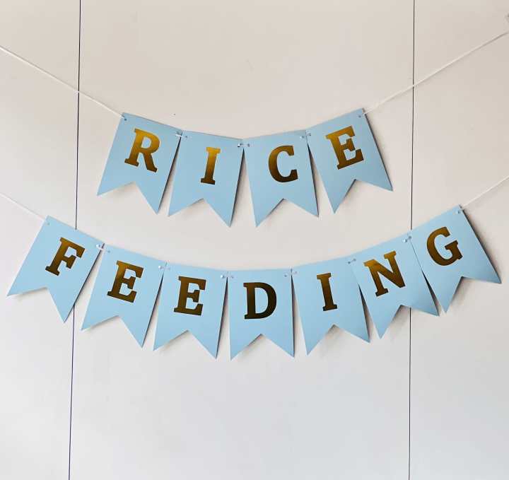 Ichhya Store Blue Rice Feeding Banner | Daraz.com.np