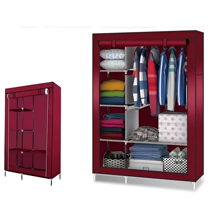 (Color May Vary)88105 Storage Wardrobe Clothes Organizer | Daraz.com.np