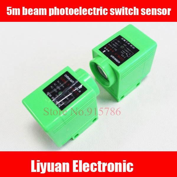 1 pair 5m beam sensor / infrared photoelectric switch / 220V 24VDC ...